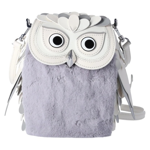 kate spade | Bags | Kate Spade Hoot Gray 3d Owl Crossbody Bag Novelty ...